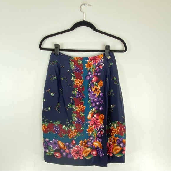 Barrie Pace | Skirts | Vintage Barrie Pace Women 6 Silk Pencil Skirt ...